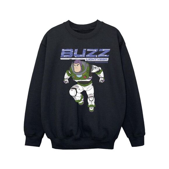 Disney | Shirts & Tops | Disney Girls Lightyear Buzz Jump To Action Sweatshirt Black | Poshmark